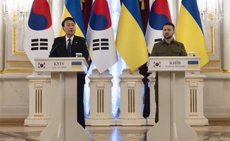 South Korean President Yoon Suk Yeol Makes Surprise Visit To Ukraine