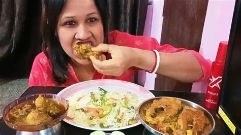 Spicy Mutton Curry With Fried Rice Fish Curry Mutton Curry Eating Fish