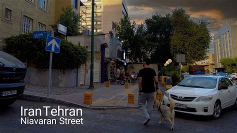 Iran Tehran Walking On Niavaran Street 4k YouTube