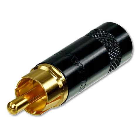 Audio Connector RCA Phono Plug Rean NYS352BG