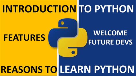 python introduction reason to learn python for new developer basic to full series class