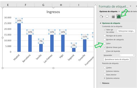 Como Poner Porcentaje En Un Grafico De Excel Image To U