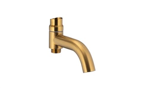 Natryski Przesuwne KFA Armatura MOZA BRUSHED GOLD Wylot Wannowy Do