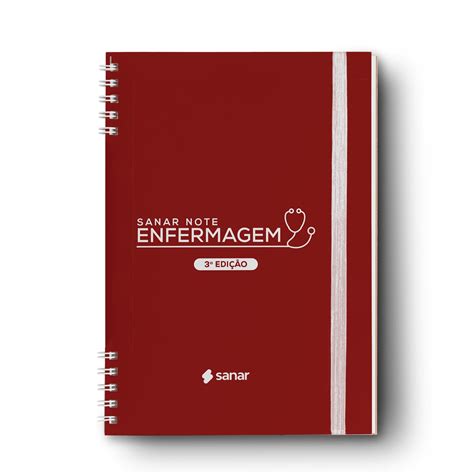 Livro Sanar Note Enfermagem 3ª Edição 2023 Livraria Odontomedi
