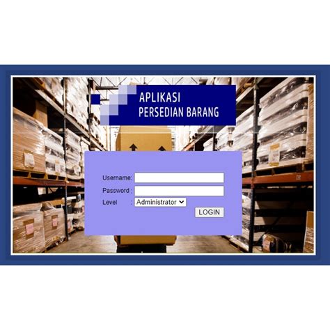 Jual Source Code Aplikasi Persediaan Barang Dengan PHP Dan Mysql