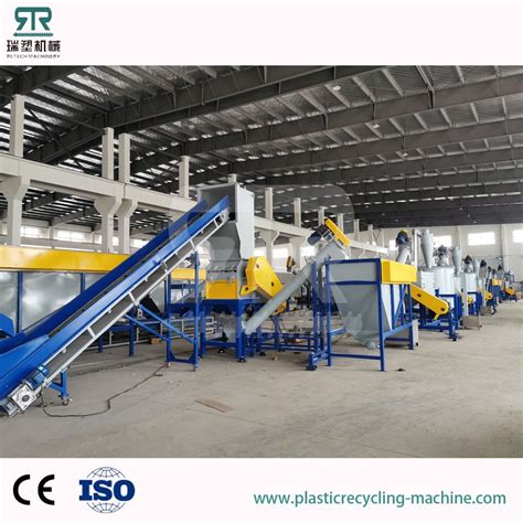 Retech Waste Plastic PP PE Film Jumbo Woven Bags Garbage Flake Drum