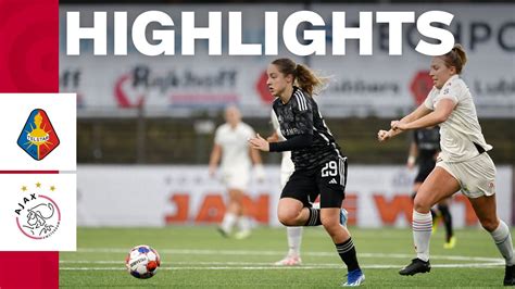 FIVE Different Goal Scorers Highlights Telstar Ajax Vrouwen