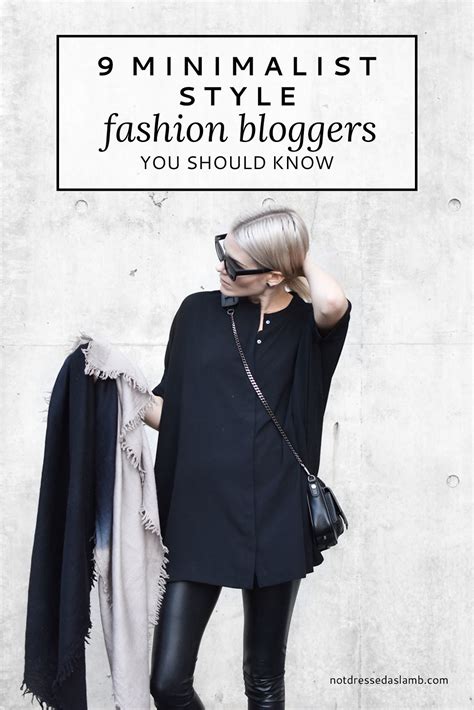Minimalist Style Fashion Bloggers You Should Know