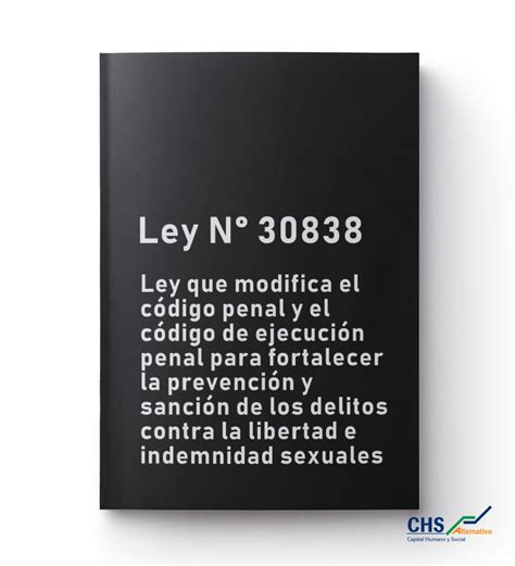 Ley N 30838 CHS Alternativo