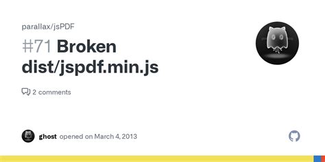 broken dist jspdf min js · issue 71 · parallax jspdf · github