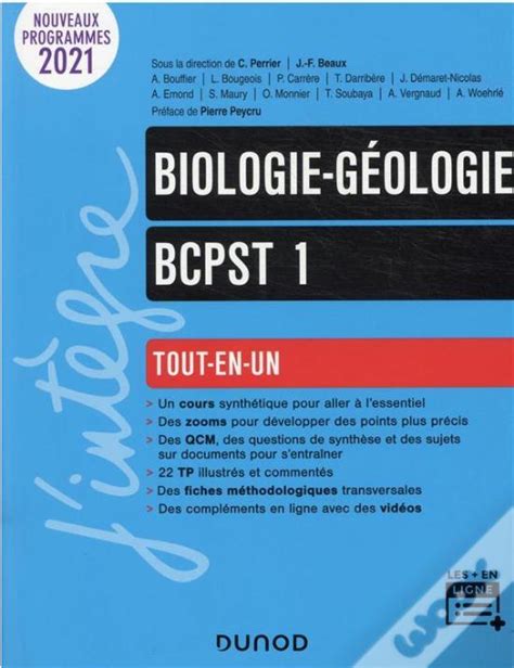 Biologie Géologie Bcpst 1re Année Tout En Un de Anne Vergnaud