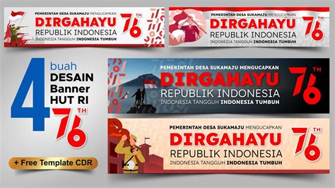 Detail Spanduk Hut Ri Cdr Koleksi Nomer