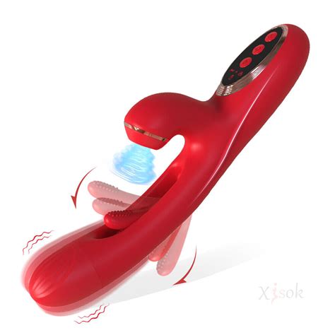 Klitoris Lutschen Flapping Kaninchen Dildo G Punkt Vibratoren