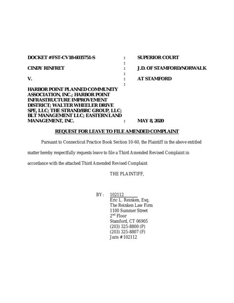 MOTION FOR PERMISSION TO AMEND MOTION OR PLEADING Request For Leave To