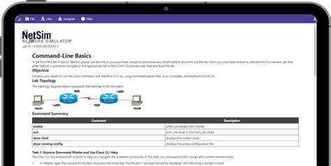 200 301 CCNA Network Simulator Router Simulator NetSim