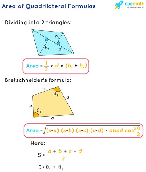 Area Of Quadrilateral Formula Definition And Examples