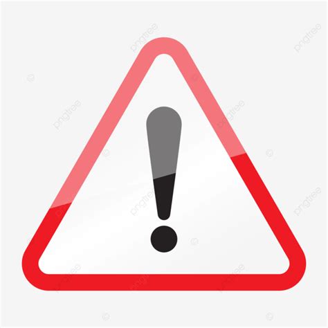 Señal De Advertencia Circular En Colores Rojo Blanco Y Negro Vector PNG