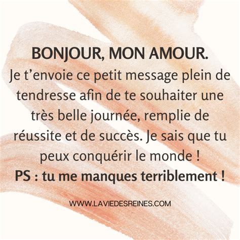 100 SMS pour dire Bonjour mon amour embellissez sa journée