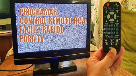 COMO CONFIGURAR CONTROL REMOTO UNIVERSAL RCA FACIL Y RAPIDO PARA