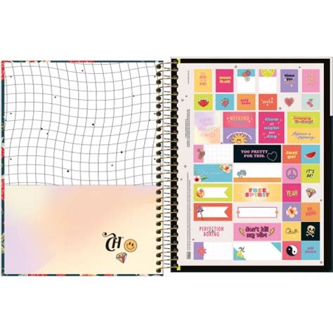 Caderno Espiral Capa Dura Colegial Mat Rias Capricho Folhas