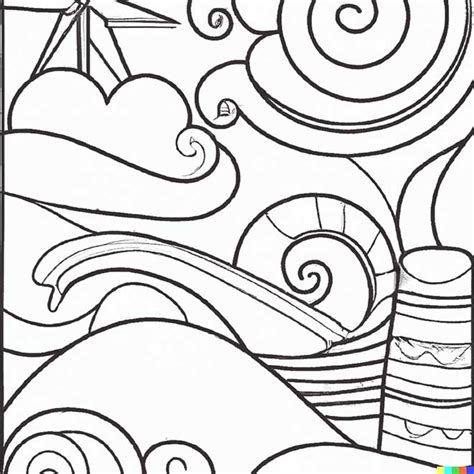 Desenhos De Vento Para Imprimir E Colorir Pintar