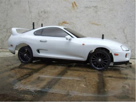 58392 Toyota Supra Drift From Ranger Blue Showroom Drifting Tamiya