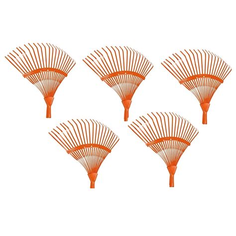 5 Vassoura P jardim Metálica 22 Dentes Sem cabo Rastelo Grama Shopee