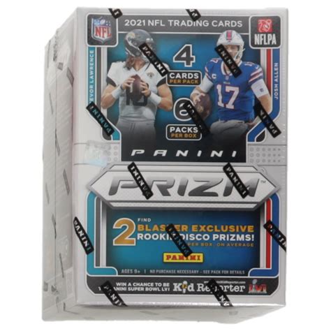 2021 Panini Prizm Football Blaster Box With 6 Packs Pristine Auction