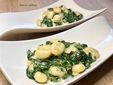 Gnocchis aux épinards frais et mascarpone Diet Délices Recettes