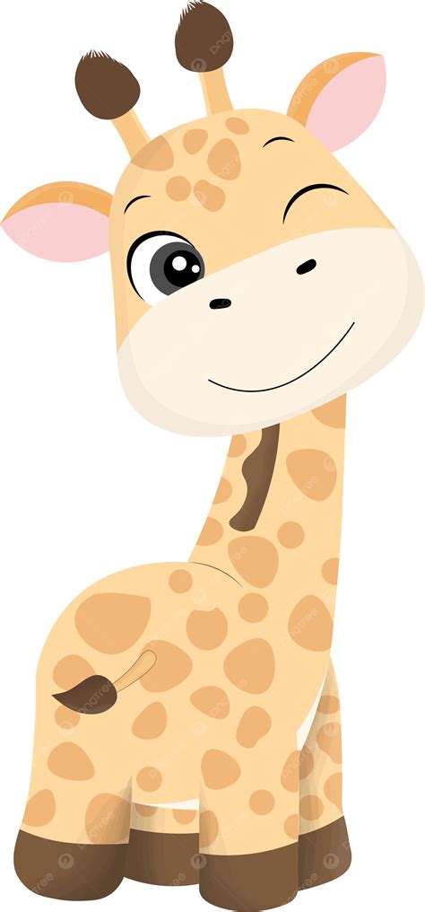 Linda Jirafa Png Dibujos Animados De Jirafa Jirafa Lindo Png Y Psd