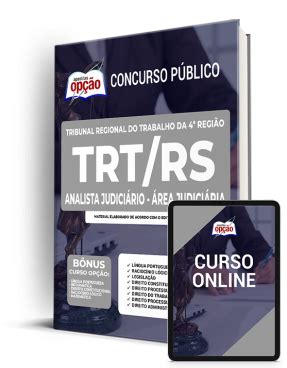 Apostila TRT RS Analista Judiciário Área Judiciária