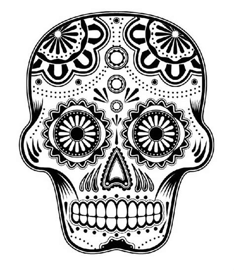 67 Desenhos De Caveira Mexicana Para Imprimir E Pintar