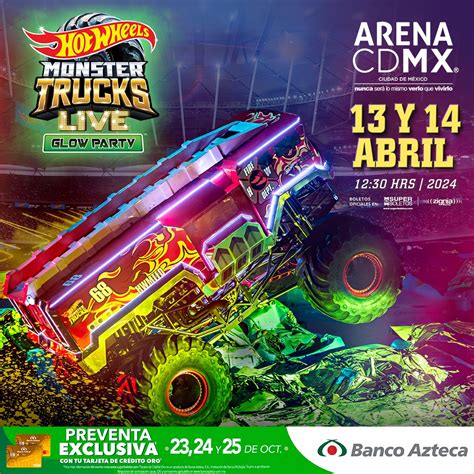 Hot Wheels Monster Trucks Live Glow Party Llega A La Cdmx Por Primera
