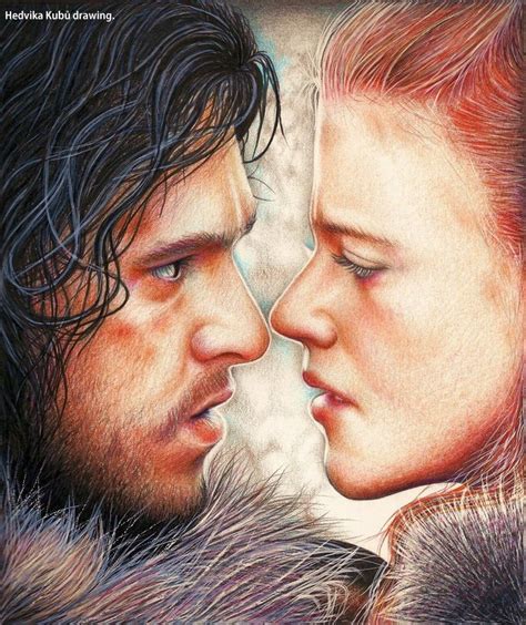 A Drawing Of Two People Facing Each Other