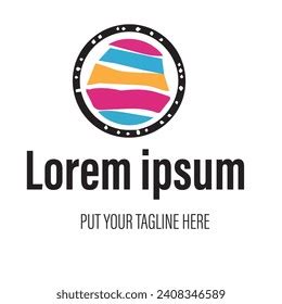 Colors Font Alphabet Letters Modern Logo Stock Vector Royalty Free