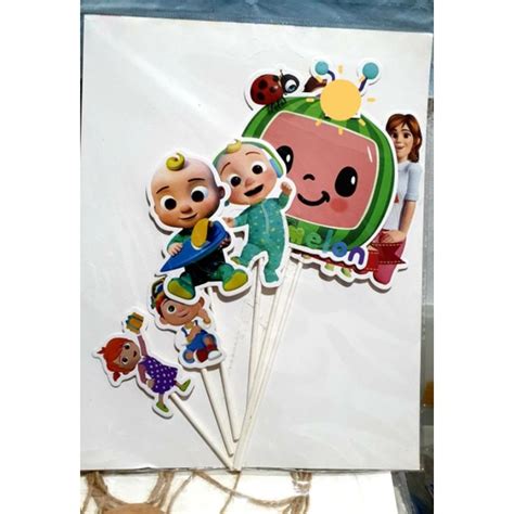 Cocomelon Cake Toppers Pcs Character Shopee Philippines