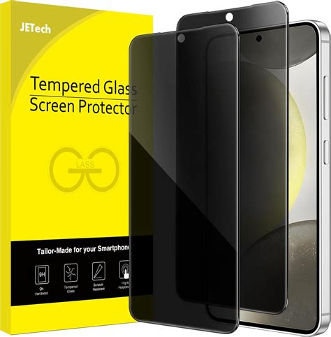 JETech Protection D écran Anti Espion pour Samsung Galaxy S24 S24