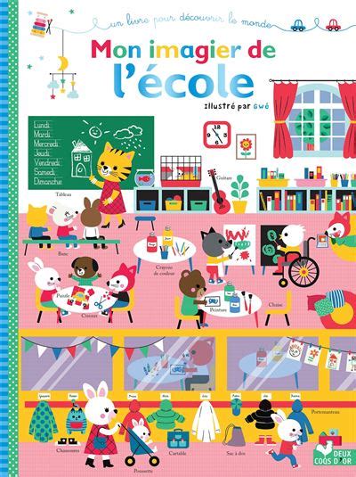 Mon imagier de l école cartonné Gwé Achat Livre ou ebook fnac