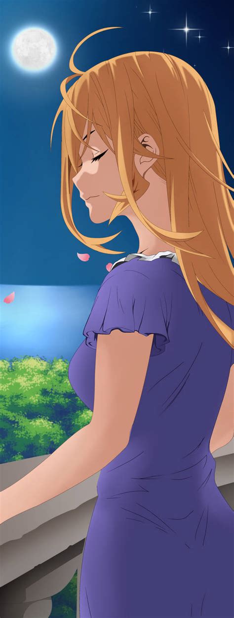 Shokugeki No Soma Erina Nakiri At Night By Aransenpai On Deviantart