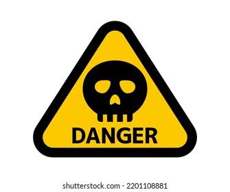 Skull Crossbones Symbol Warn Danger Vector Stock Vector Royalty Free