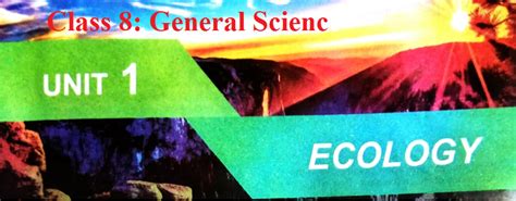 class 8 general science notes unit 1 ecology solved exercise part d structured questions