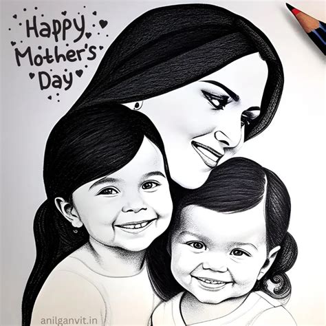Happy Mothers Day Drawing Ideas 2024