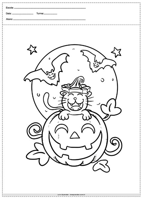 40 Desenhos De Halloween Para Colorir Para Imprimir Atividades
