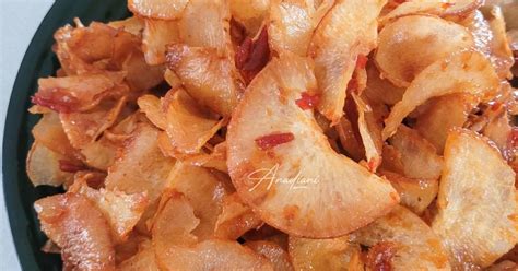 Resep Keripik Singkong Balado Pedas Manis Oleh Safs Oemar Ana Cookpad