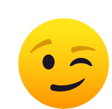 Winking Face Joypixels Sticker Winking Face Joypixels Wink Discover