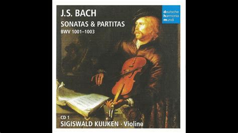 J S Bach Sonatas And Partitas For Solo Violin Bwv