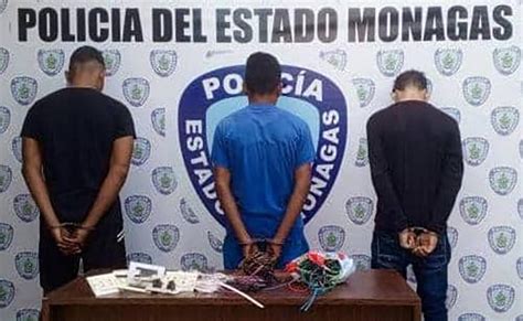 PoliMonagas detuvo en Boquerón a 3 sujetos por presunto hurto en una