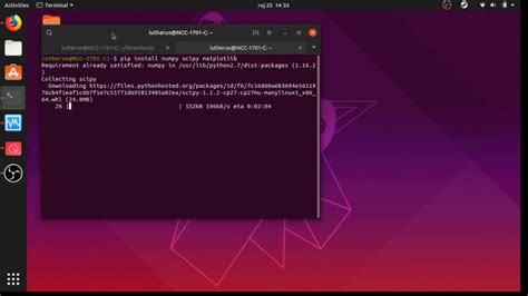 How To Install Numpy M Scipy And Matplotlib On Ubuntu 19 04 YouTube