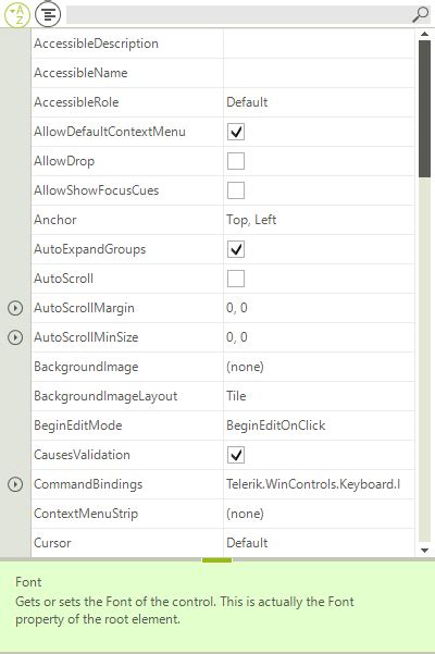 kinetic scrolling winforms propertygrid control telerik ui for winforms my xxx hot girl