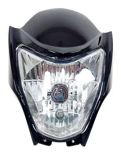 Faro Principal Completo Moto Italika Dm250 Negro